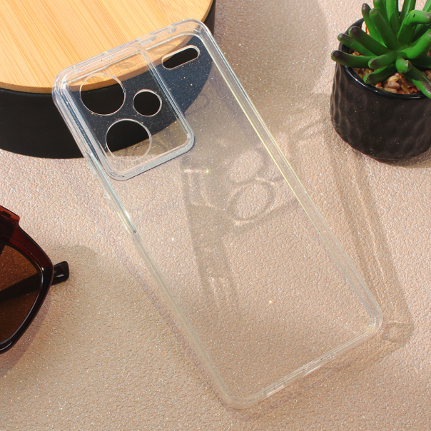 Maska za Xiaomi Redmi Note 13 Pro Plus transparent Sparkle Dust