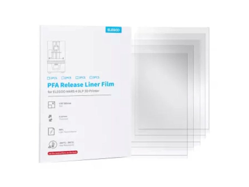ELEGOO MARS 4 DLP PFA FILM KIT （5PC）