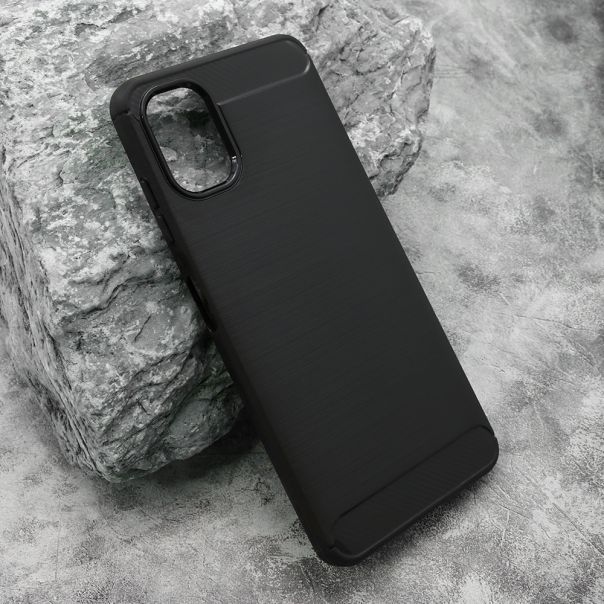 Maska za Samsung Galaxy A06 silikon BRUSHED crna