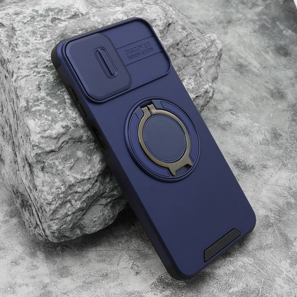 Maska za Samsung Galaxy A07 DEFENDER CAMSHIELD plava