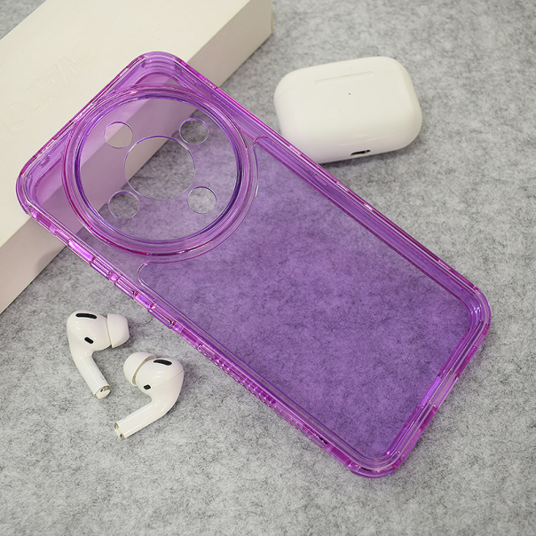 Maska za Honor Magic 8 Lite/ X9d ljubičasta Color Transparent