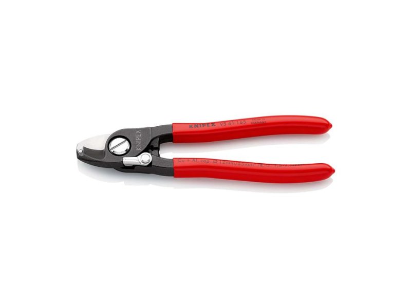 KNIPEX MAKAZE ZA KABLOVE SA OPRUGOM ZA OTVARANJE I SKIDANJEM IZOLACIJE 165MM – 95 41 165