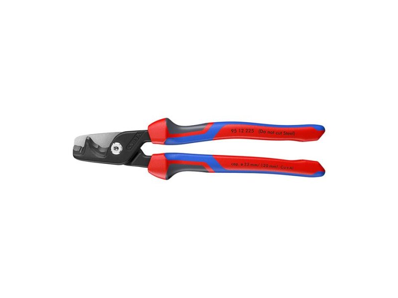 KNIPEX STEPCUT XL MAKAZE ZA KABLOVE 225MM SA TROKOMPONENTNOM DRŠKOM – 95 12 225