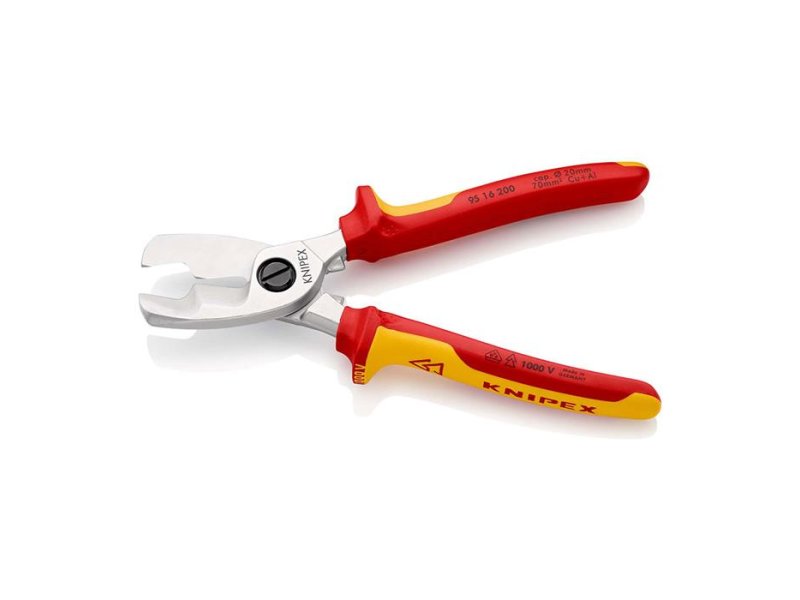 KNIPEX MAKAZE ZA KABLOVE 200MM IZOLOVANE 1000V – 95 16 200