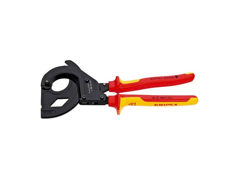 KNIPEX MAKAZE ZA OJAČANE SWA KABLOVE 315MM IZOLOVANE 1000V – 95 36 315 A