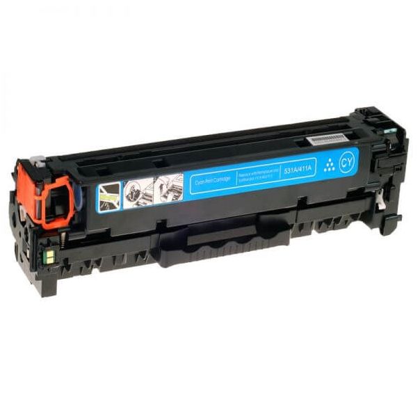 PRINTERMAYIN Toner CC531A cyan CP2025n/CM2320nf/M351a/M375nw/M451dn/M475dn/M476n