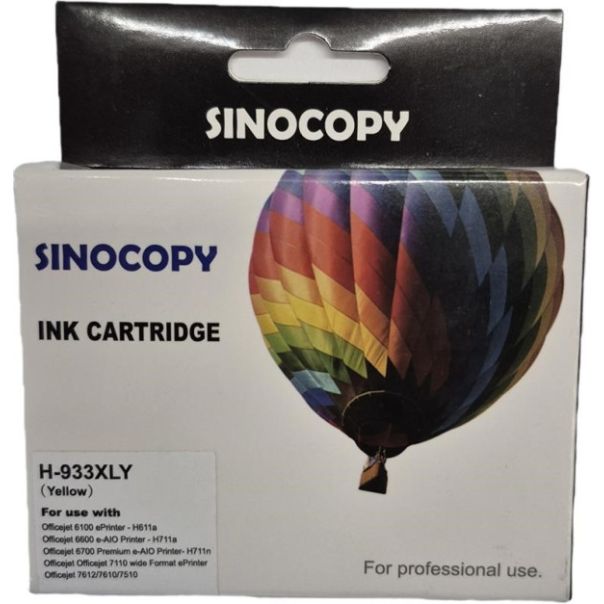 SINOCOPY INKJET Ketridz ZA HP 933XL Y Yellow SINO HPIJXY933SC