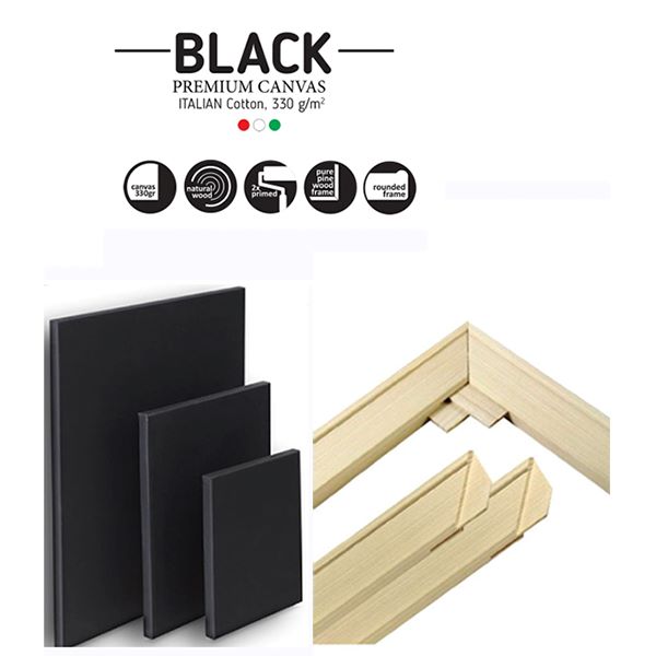 Black Canvars BLACK CANVARS 40X50cm s