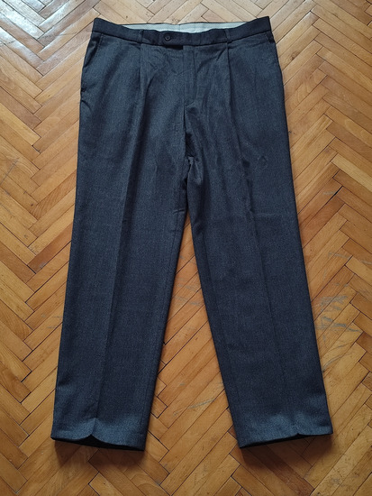 Brutalne muske sive vintage pantalone VUNA