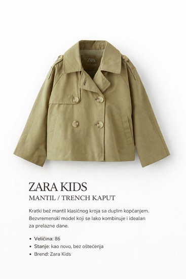 Zara Kids mantil
