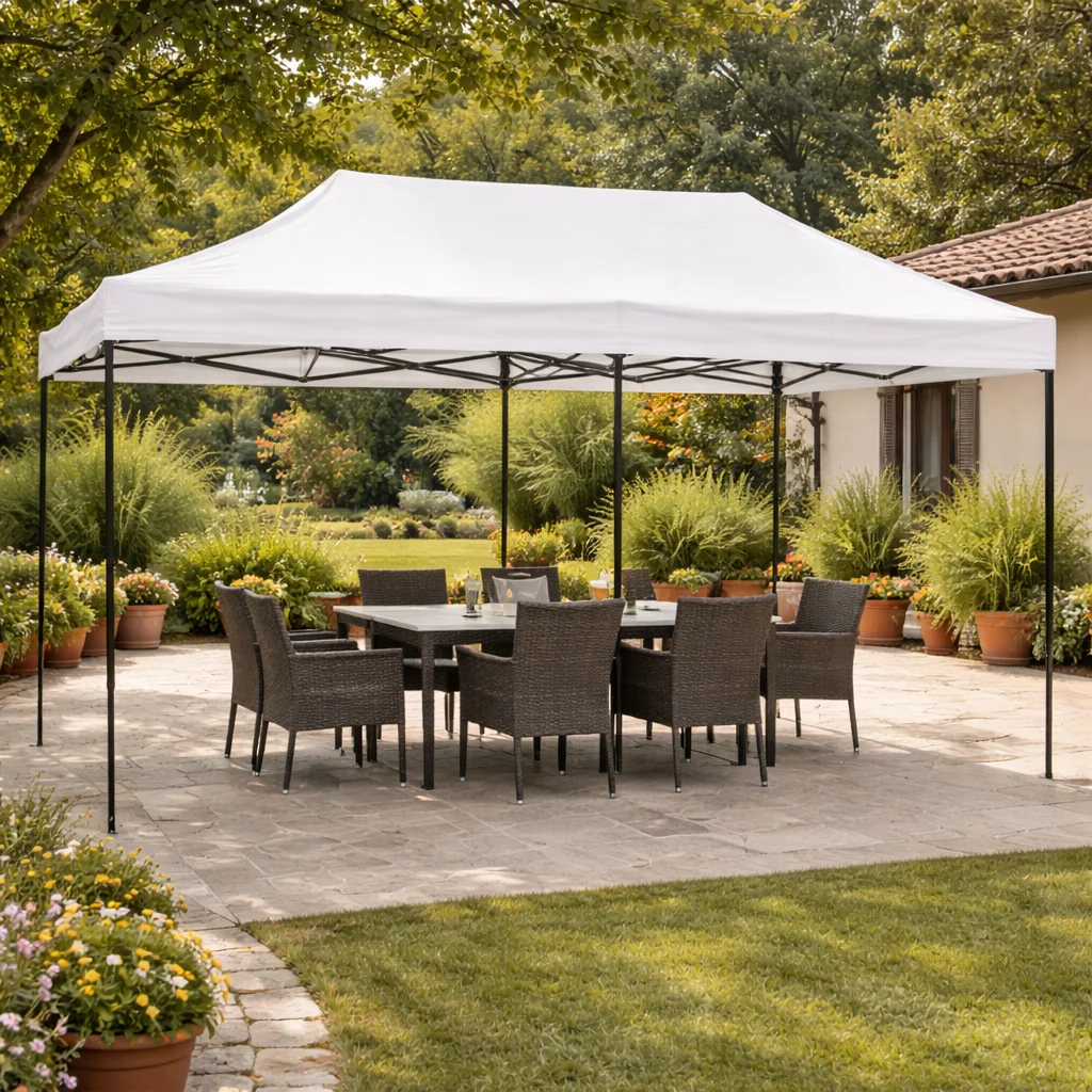 Progarden gazebo tenda 3×6 m bela sklopiva