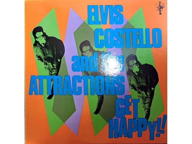 LP*: ELVIS COSTELLO - GET HAPPY!! (Japan `80) PERFEKTNA