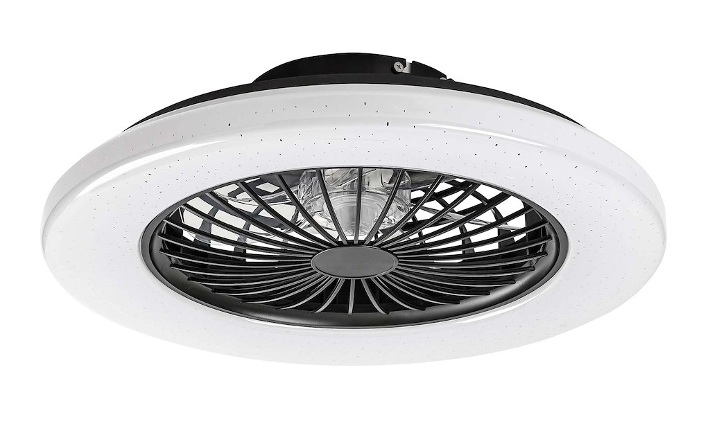 Stropni ventilator Dalfon LED 48W crni