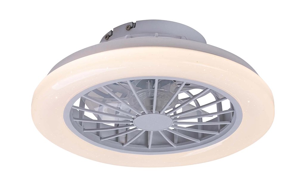 Stropni ventilator Dalfon LED beli