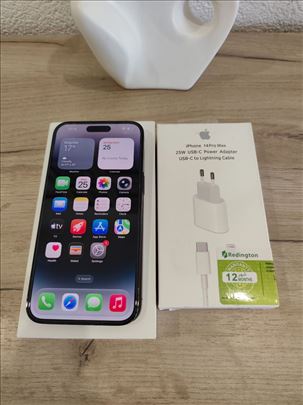 Iphone 14 Pro Max Space Black 256GB 100% Batery