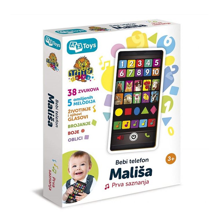 AZ toys telefon Mališa u kutiji
