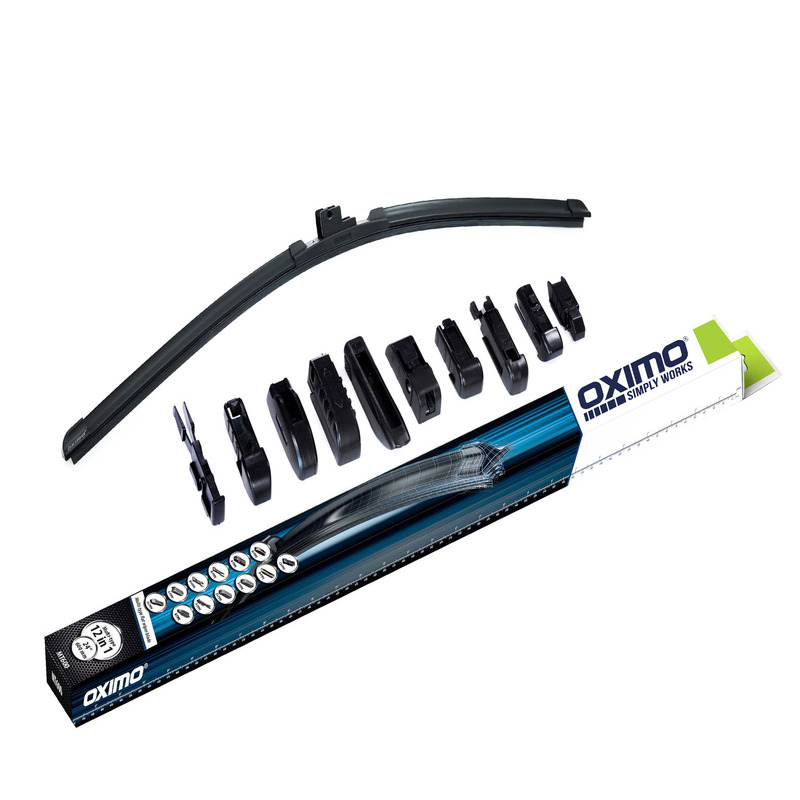 Metlice brisaca univerzalna 600mm sa 12 adaptera – Oximo MT600