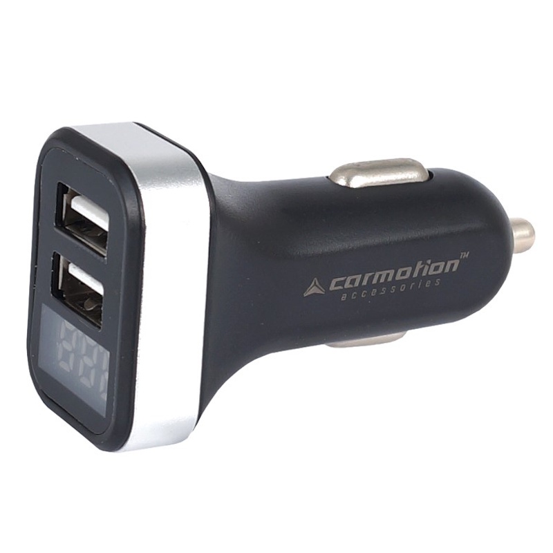 Punjač mobilnog telefona sa 2 USB ulaza 12/24V 2,1A – Carmotion 58709