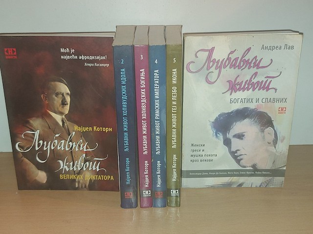 LJUBAVNI ŽIVOT VELIKIH DIKTATORA komplet 1- 7
