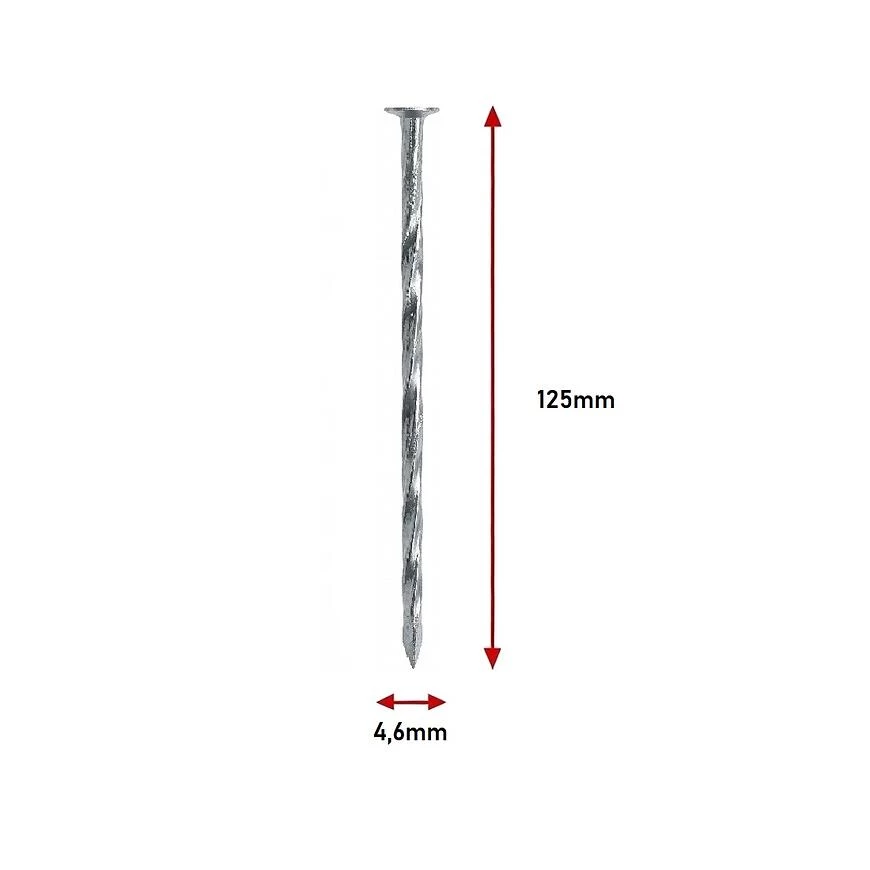 Pocinkovani ekseri sa uvi?enim uvo?kom 4,6 x 125 mm