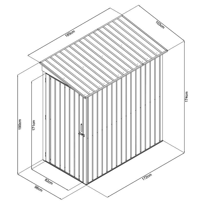 FZDO 1002 baštenska kućica
