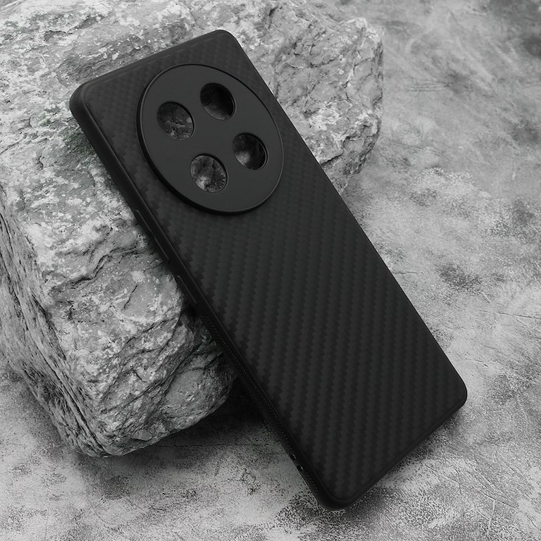 Zastitna silikonska maska (futrola) CARBON LIGHT - Huawei Honor X9C/Magic 7 lite crna (MS)