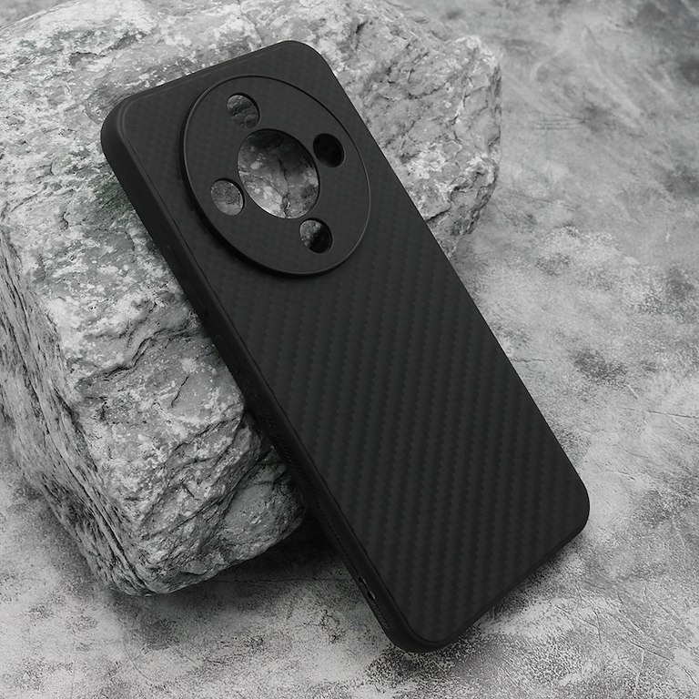 Zastitna silikonska maska (futrola) CARBON LIGHT - Huawei Honor X9D/Magic 8 lite crna (MS)