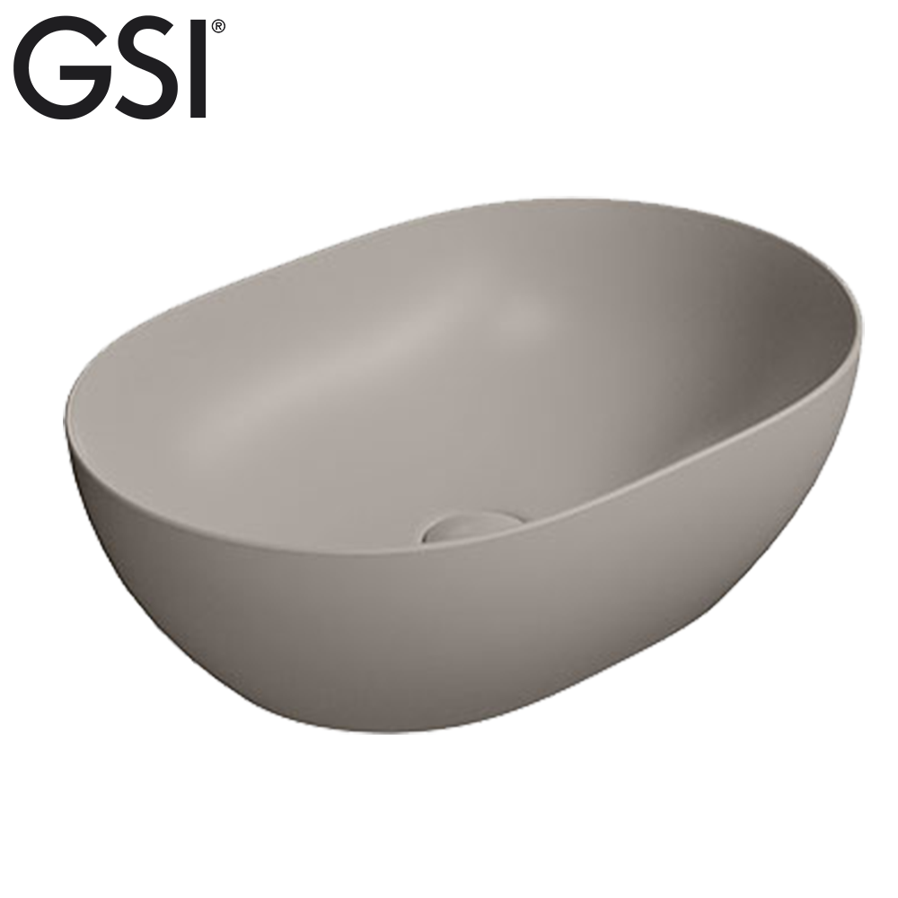 GSI PURA LAVABO 50x35 NADGRADNI TORTORA MAT 886005