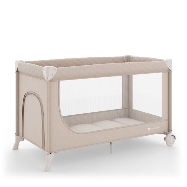 KINDERKRAFT prenosivi krevetac 2u1 leody up beige