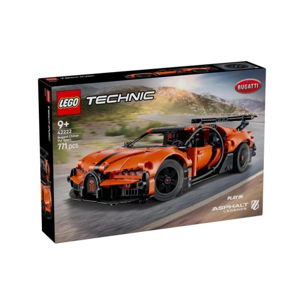LEGO 42222 Bugatti Chiron Pur Sport hiperautomobil