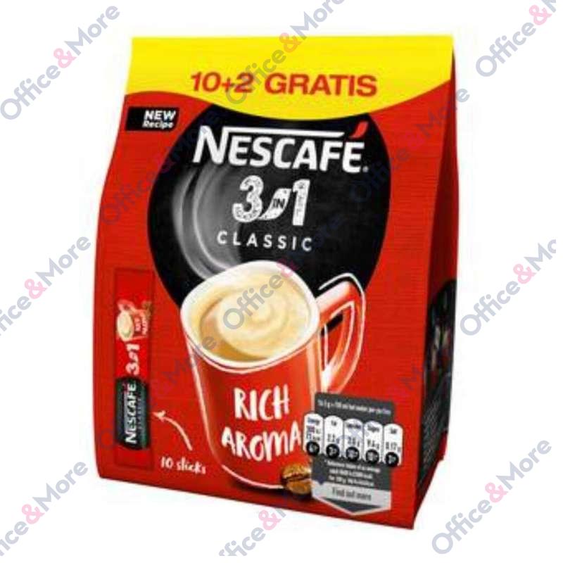 NESCAFE CLASSIC 15,5GR 3U1 PAK 10+2