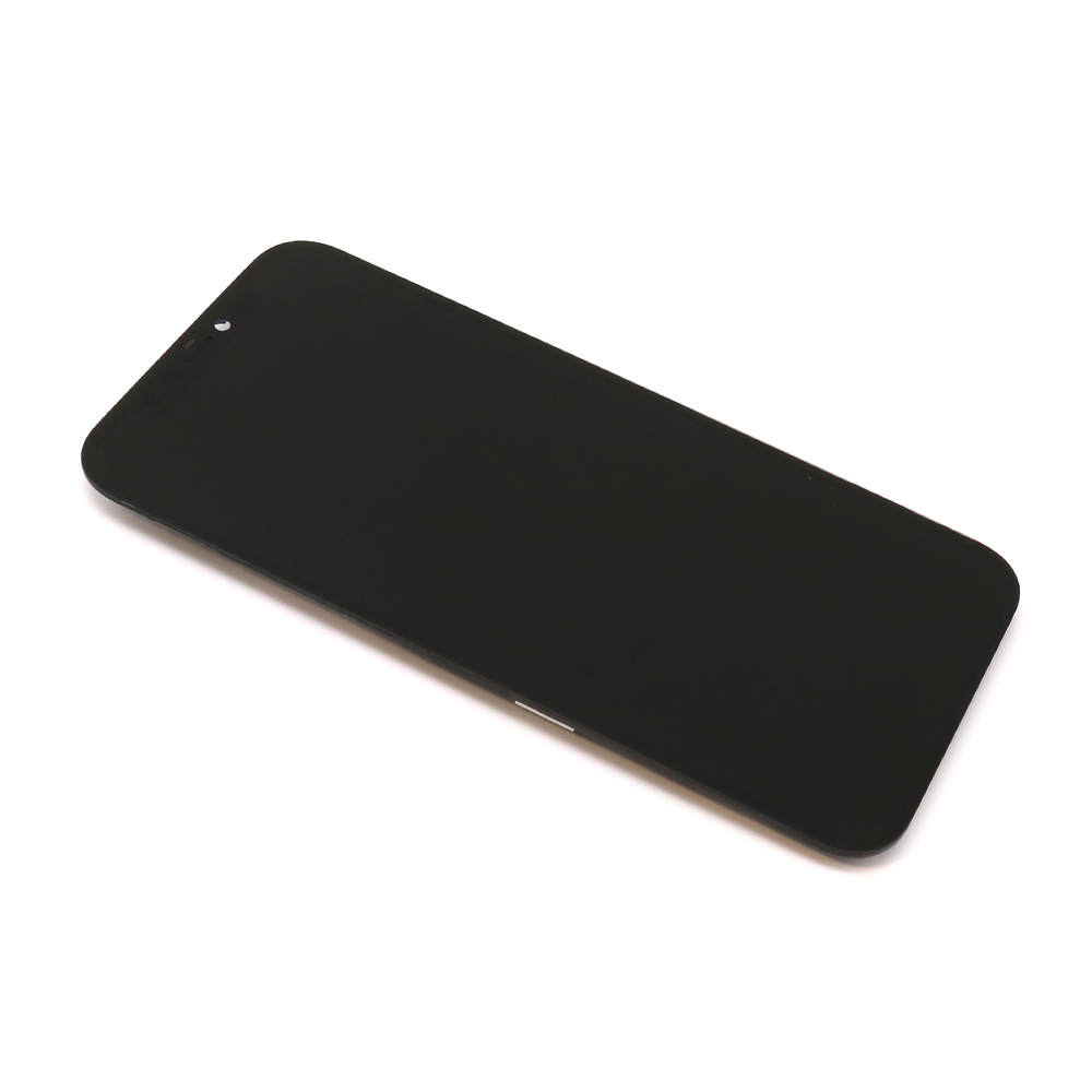 LCD ekran (displej) - Iphone 12/12 Pro (6.1) + Touch screen crni SOFT OLED 60HZ Support IC removable (MS)