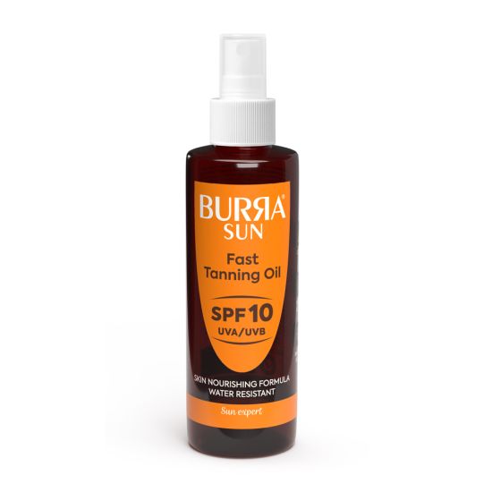 Burra Sun Fast Tanning Oil sprej SPF 10 200 ml