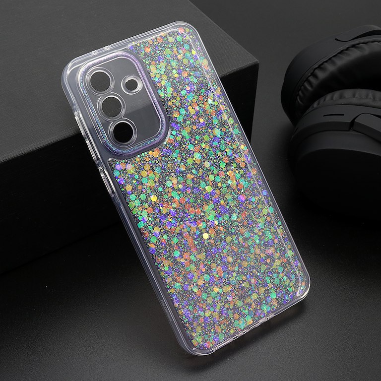 Zastitna maska (futrola) CRYSTAL GLOW - Samsung A376 Galaxy A37 5G ljubicasta (MS)
