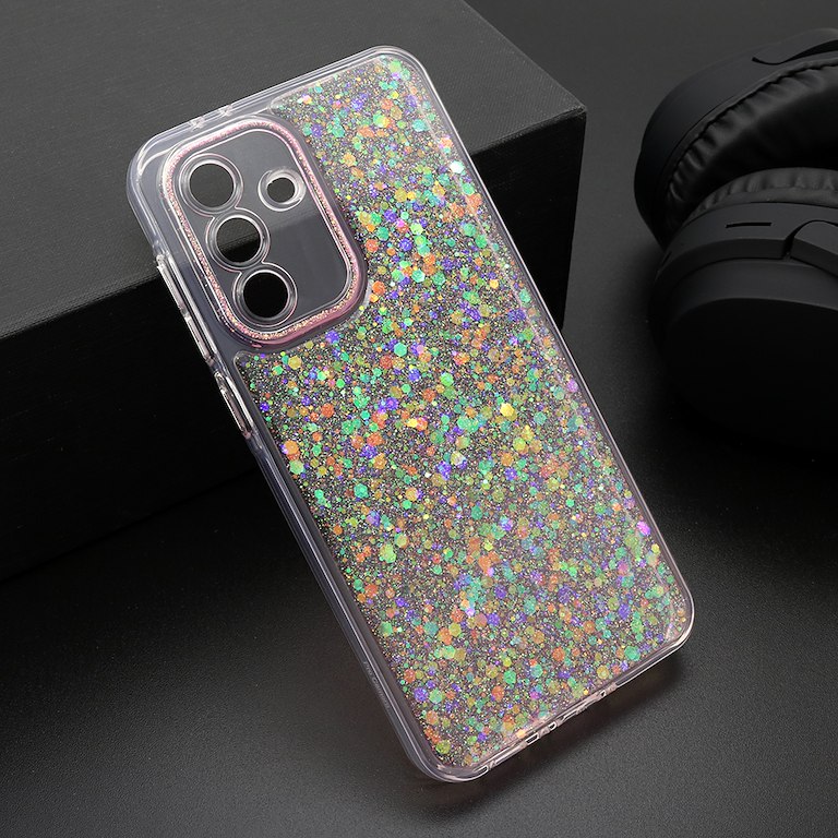 Zastitna maska (futrola) CRYSTAL GLOW - Samsung A376 Galaxy A37 5G roze (MS)