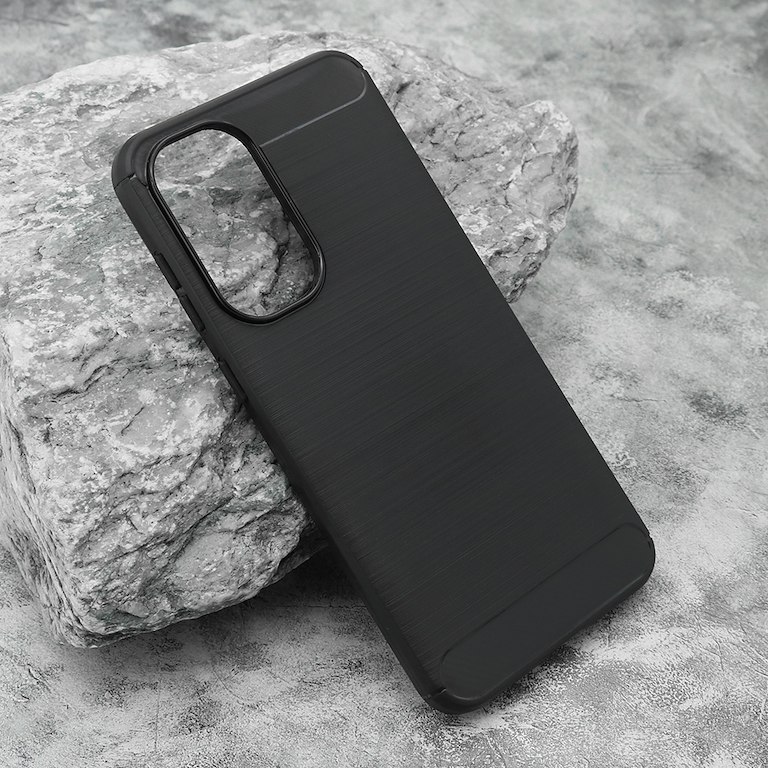 Zastitna silikonska maska (futrola) BRUSHED - Samsung A376 Galaxy A37 5G crna (MS)