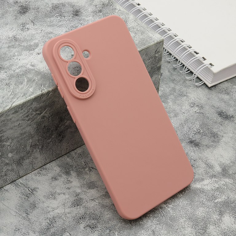 Zastitna silikonska maska (futrola) Pro Camera - Samsung A376 Galaxy A37 5G roze (MS)