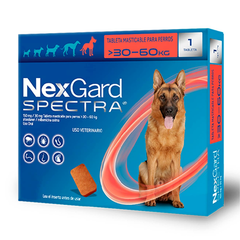 NexGard SPECTRA® XL za pse 30-60 kg NexGard SPECTRA® XL za pse 30-60 kg 1 tableta