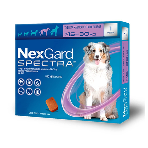NexGard SPECTRA® L za pse 15-30 kg 1 tableta