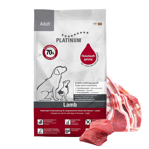 PLATINUM ADULT LAMB&RICE (JAGNJETINA&PIRINAČ) 5KG