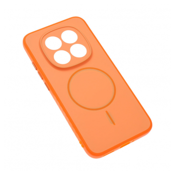 Maska Mag Case Matte Line za Xiaomi Redmi Note 15 Pro 4G (EU) narandzasta