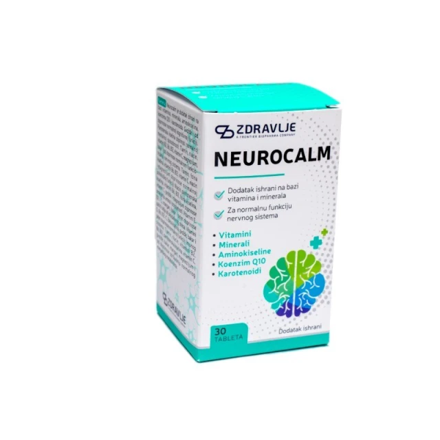 NEUROCALM (30 tableta) – Kompleksna podrška pamćenju, koncentraciji i mentalnoj energiji