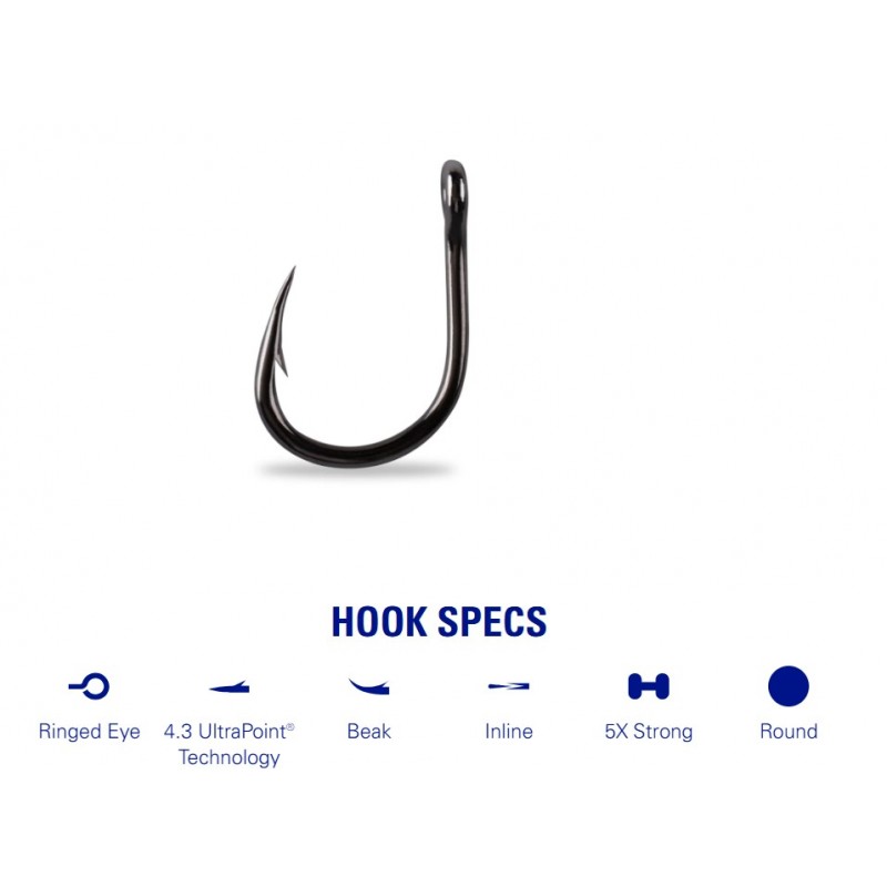 Mustad udice Hoodlum 5 X Strong 10814NP-BN
