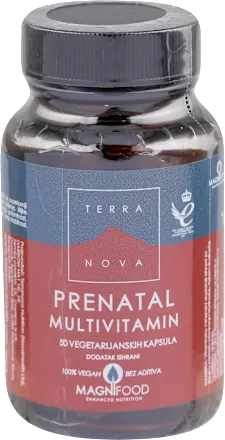 TERRANOVA
PRENATAL MULTIVITAMIN kapsule, 50 kom
Dodatak ishrani