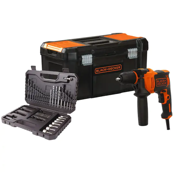 Black + Decker udarna bušilica BEH710KA80