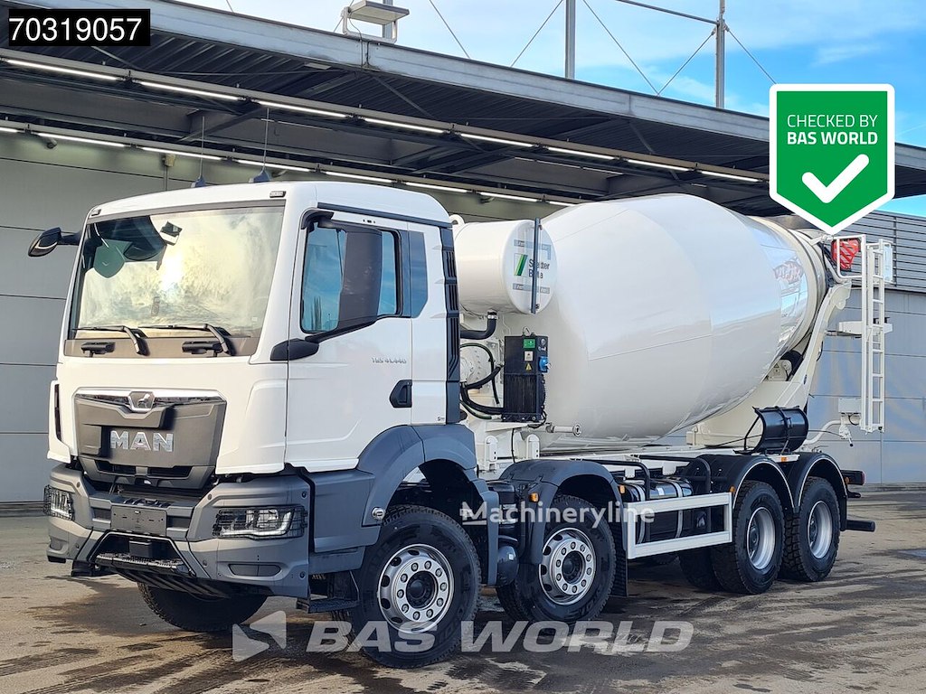 Novi MAN TGX 41.440 8X4 NEW! 12m3 Stetter Mixer Big-Axle Steelsuspension kamion s mešalicom za beton