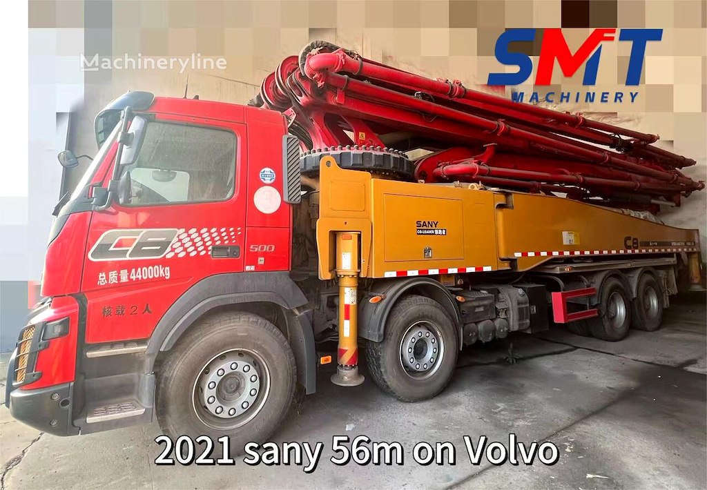 Sany SYM5446THB na šasiji Volvo 2000km SANY 56M concrete pump truck original 200 hours pumpa za beton