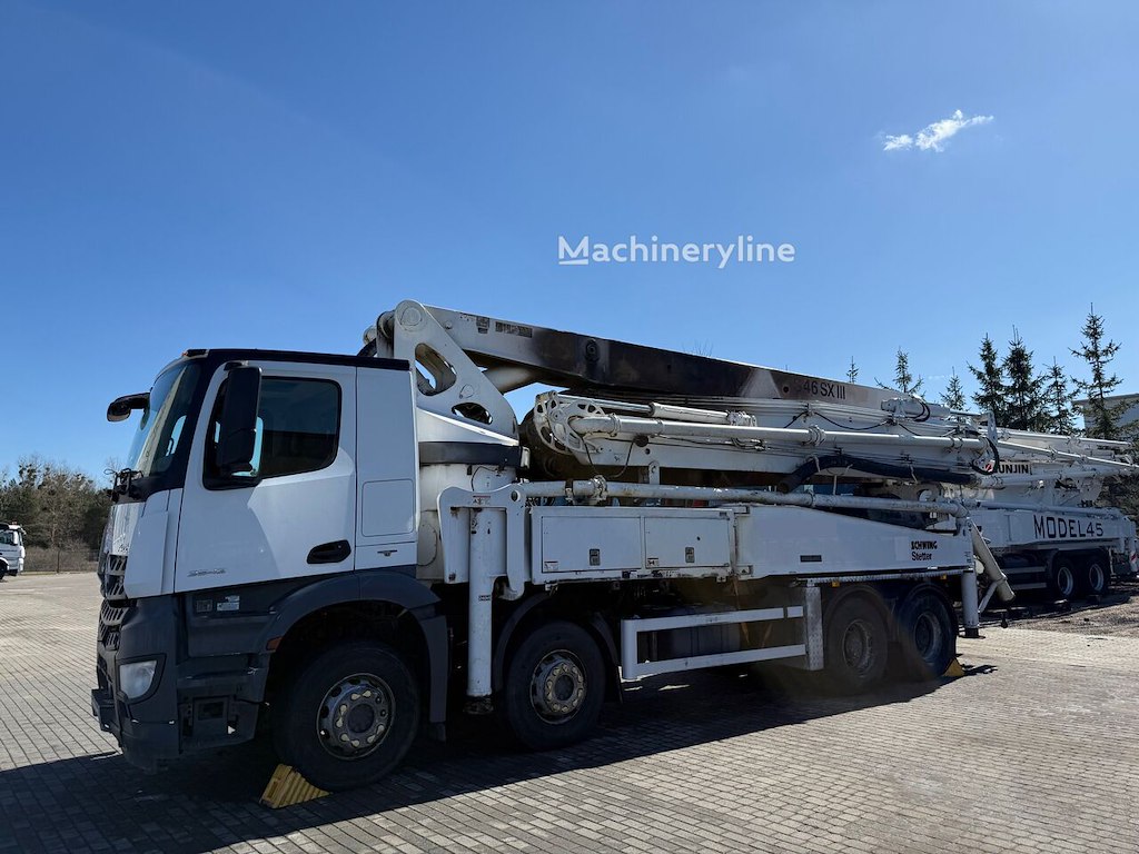 Schwing na šasiji Mercedes-Benz Arocs 3542 Schwing pumpa za beton