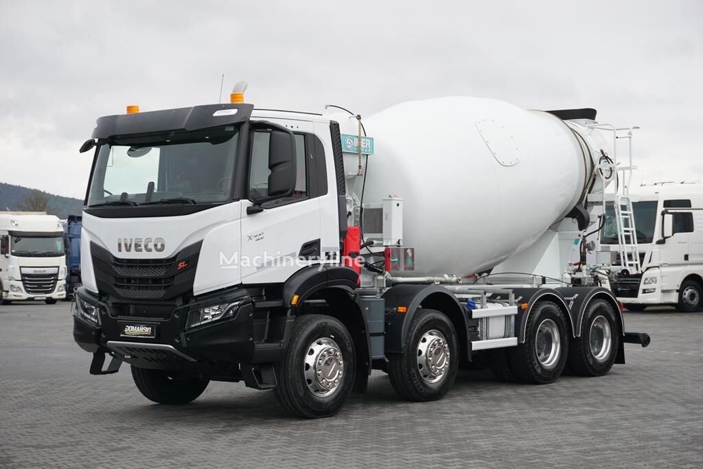 IMER Group na šasiji IVECO X-WAY / 400 / E 6 / BETONOMIESZARKA 9 M3 / 8 X 4 / JAK NOWY kamion s mešalicom za beton
