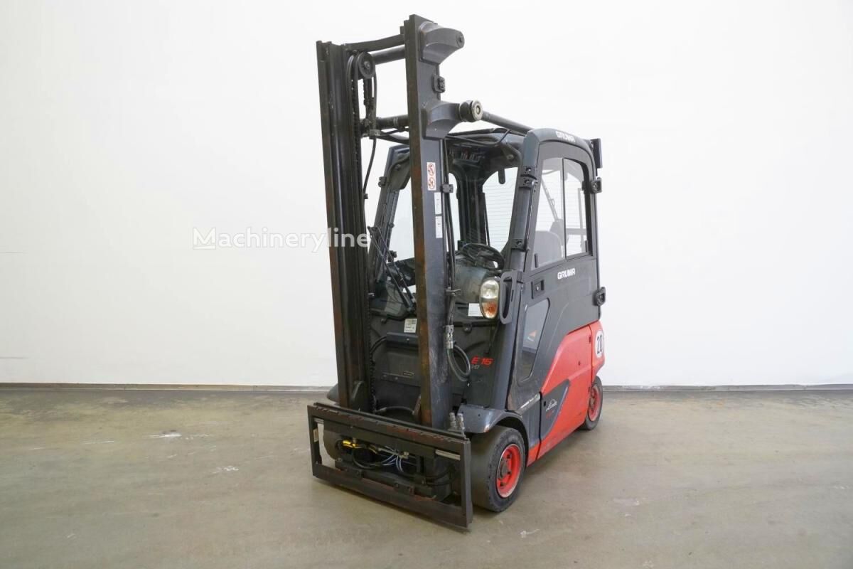 Linde E 16 P EVO 386-02 električni viljuškar